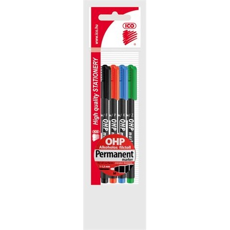 Alkoholos filc készlet 4db-os ICO OHP Marker M - Wondex Kft - Irodaszer ...