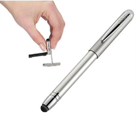 Bélyegzős toll Pen Stamp ezüst/fém színű – alumínium mágneses bélyegzős ...