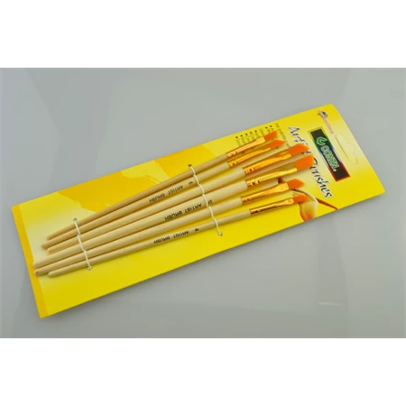 Ecset készlet 6db-os lapos ferde fej, 2-4-6-8-10-12 méret - Wondex Kft ...