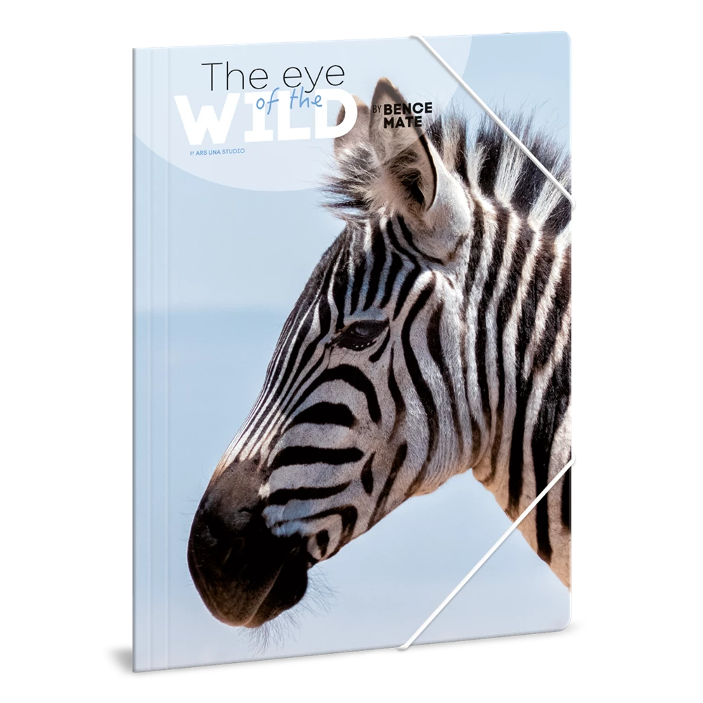 Gumis mappa A/4 ARS UNA The Eyes of the Wild - Zebra - Wondex Kft ...