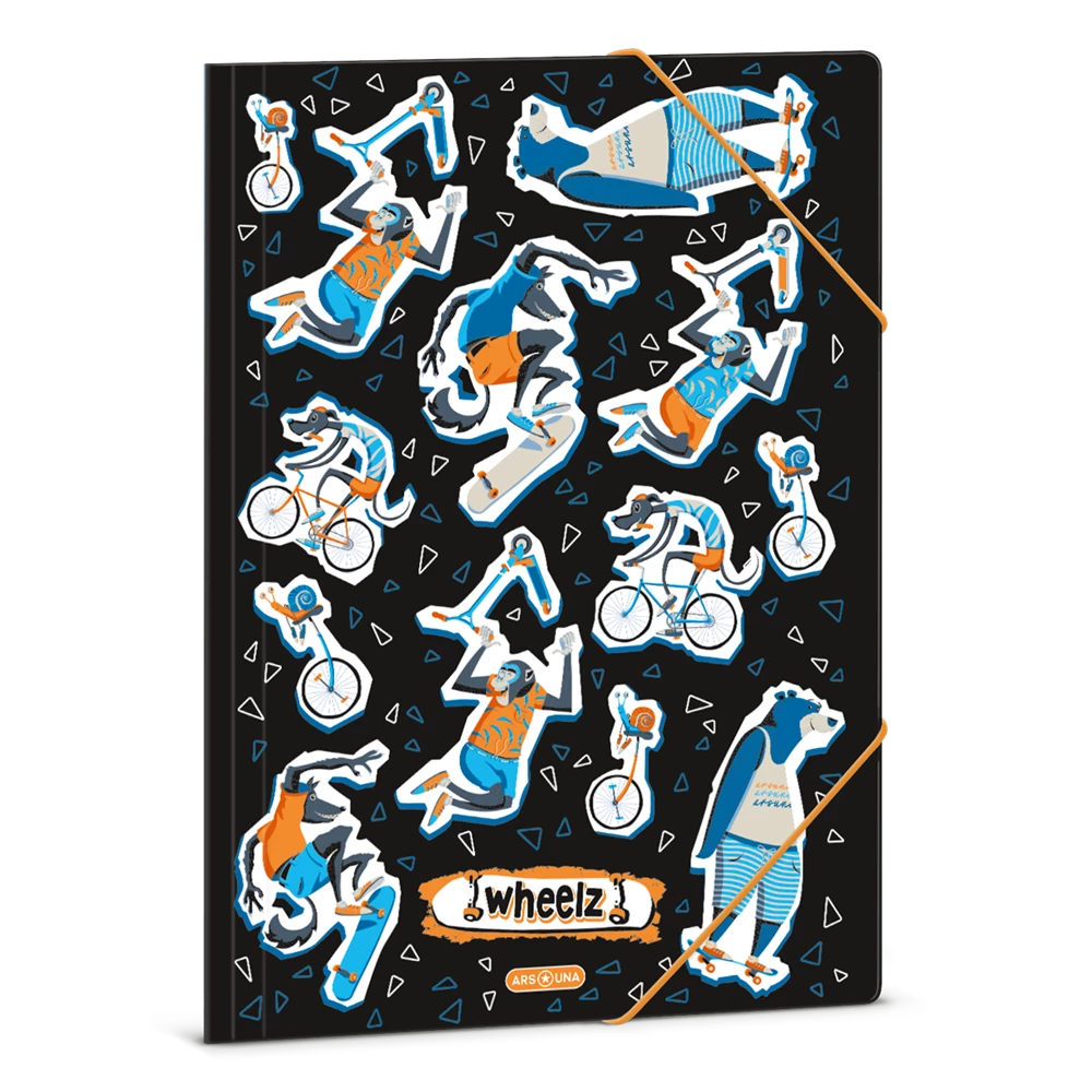 Gumis mappa A/4 ARS UNA Wheelz - Wondex Kft - Irodaszer, Papír-Írószer ...