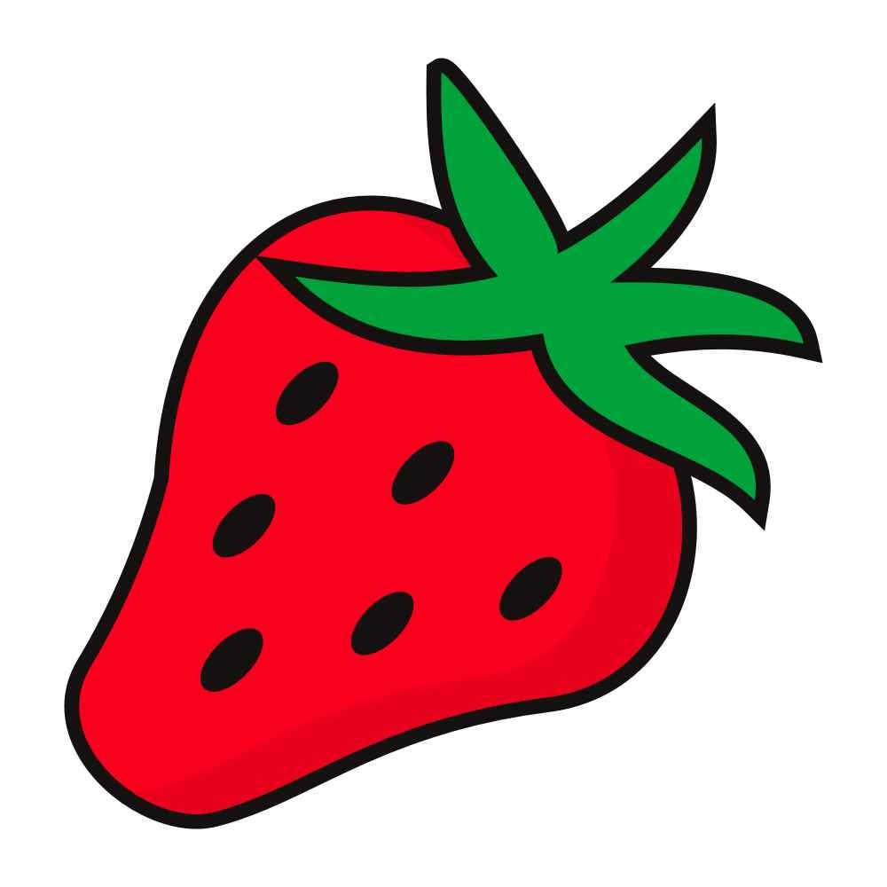 Óvodai címke, öntapadó matrica A/5 méretben 35+12 jel eper - Wondex Kft ...