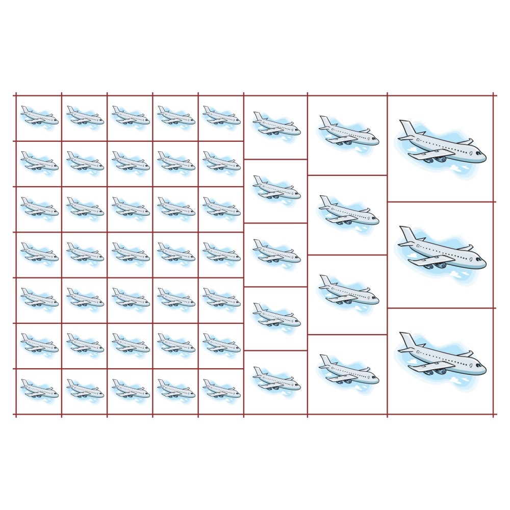 Óvodai címke, öntapadó matrica A/5 méretben 35+12 jel repülő nagy 147 ...