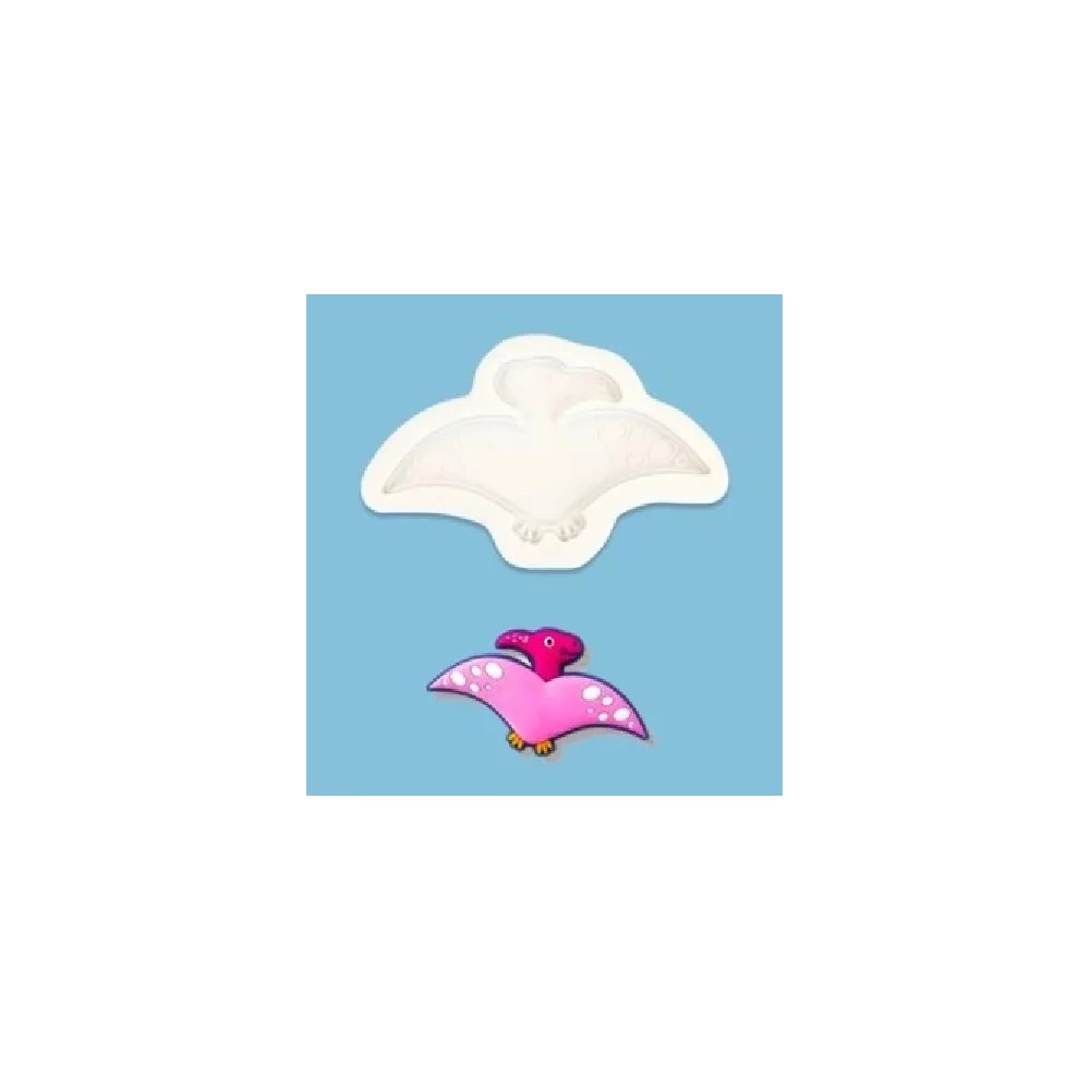 Szilikon öntőforma, mintázó, Dinoszaurusz - Carnotaurus 86x53x10mm ...