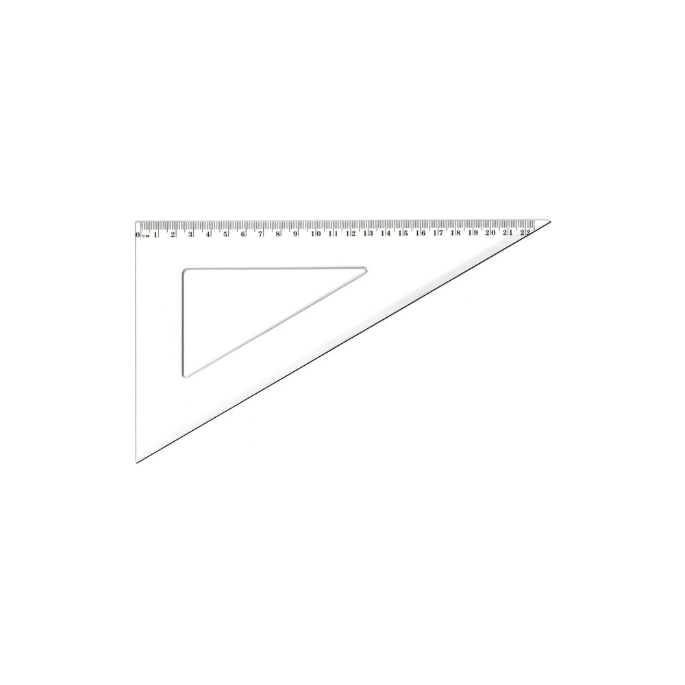 Vonalzó háromszög 30-60° 22,5cm-es nagy - Wondex Kft - Irodaszer, Papír ...